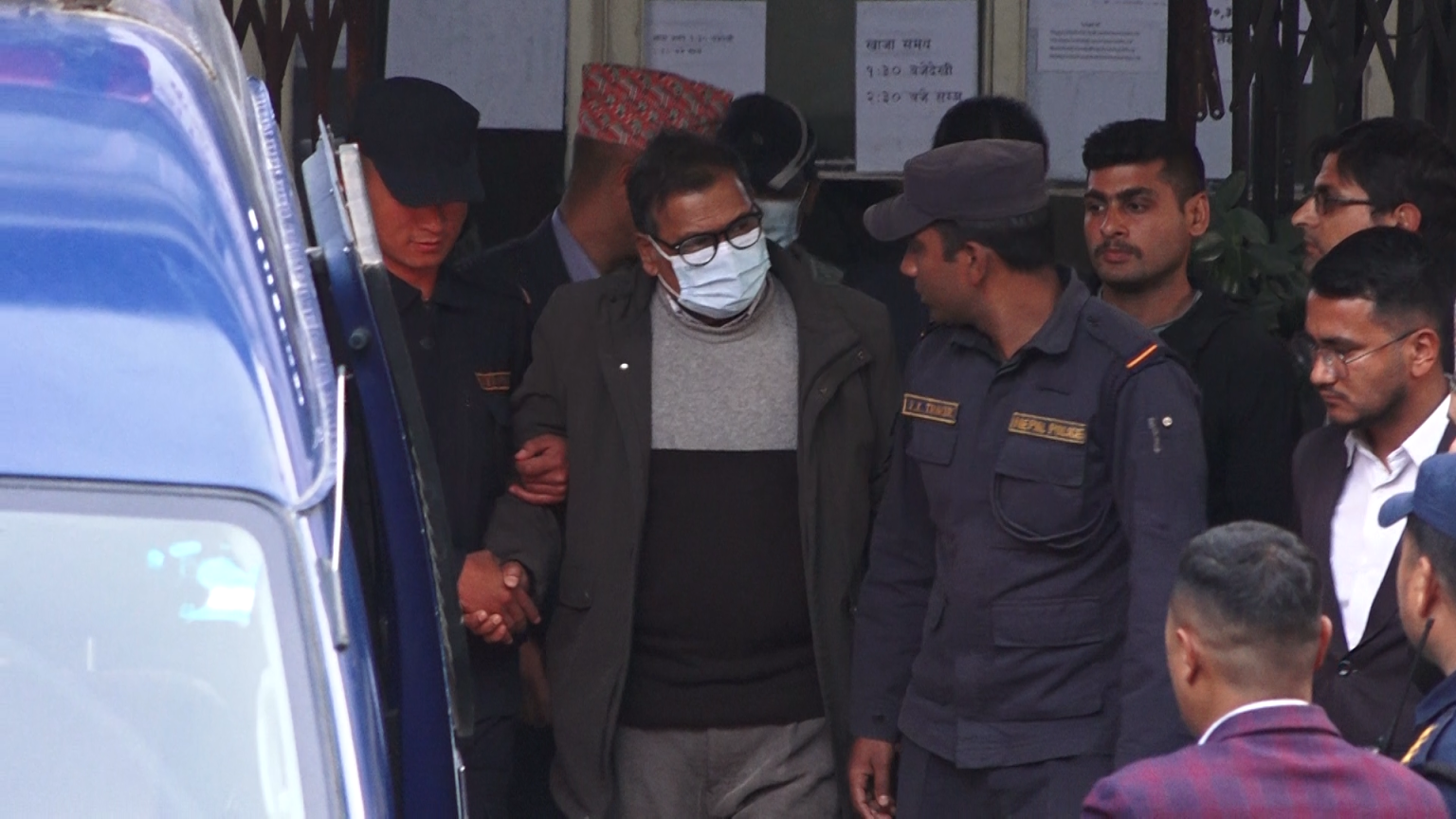 Recording of statement with leader Krishna Bahadur Mahara over « Enewspolar