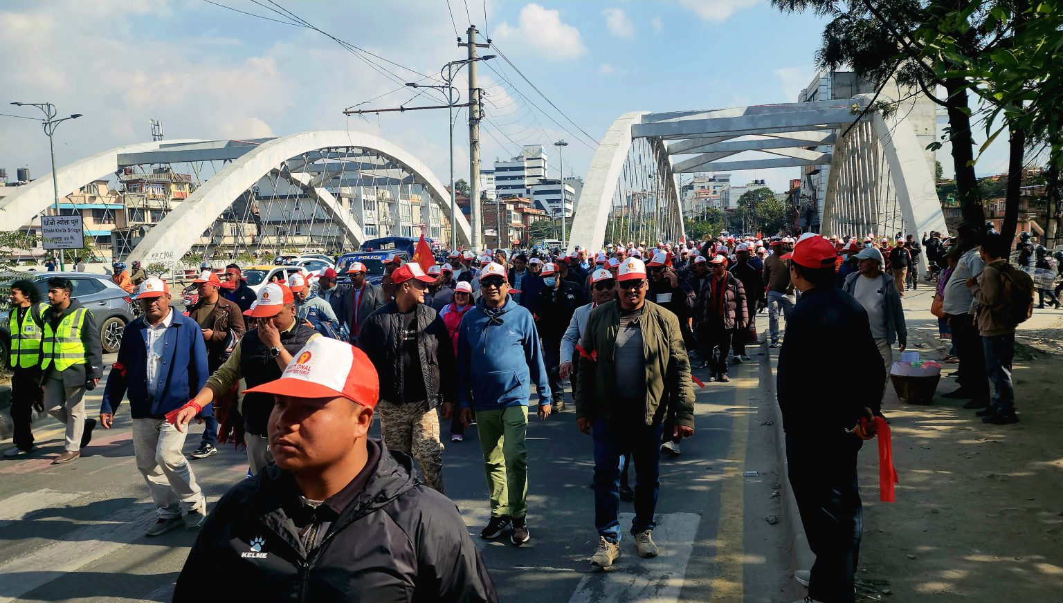 CPN UML launches National Volunteer Force, Chair Oli administers oath ...